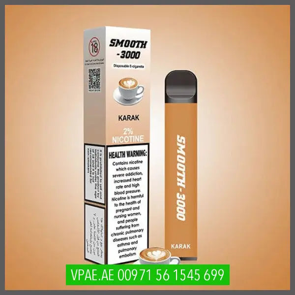 Karak Smooth Disposable 3000puffs 20MG — VAPE ARAB EMIRATES (vpae.ae)