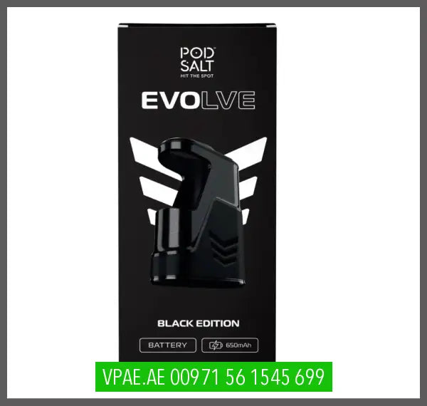 POD SALT EVOLVE BATTERY BLACK UAE — VAPE ARAB EMIRATES (vpae.ae)