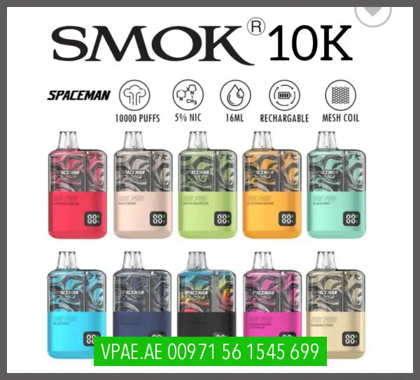 SMOK SPACEMAN 10K PRO DISPOSABLE DUBAI — VAPE ARAB EMIRATES (vpae.ae)